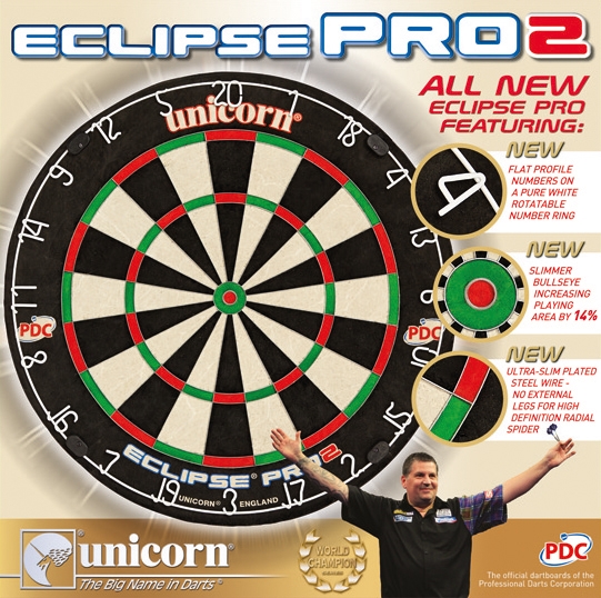 Мишень для дартса Unicorn Eclipse Pro2 — LeFutur.ru
